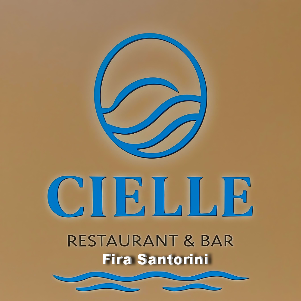 Home - CIELLE Restaurant & Bar Santorini Fira Caldera side